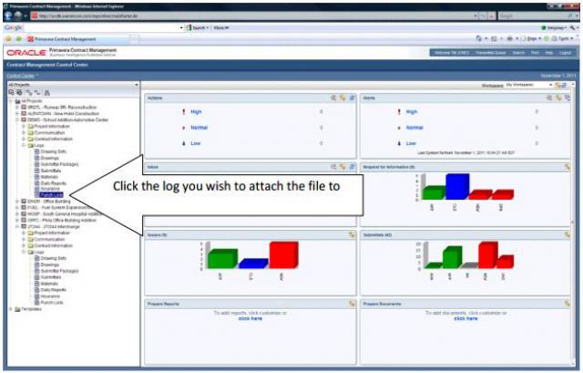 How To Attach Files In Oracle Primaveras Contract Manager Cdp Inc
